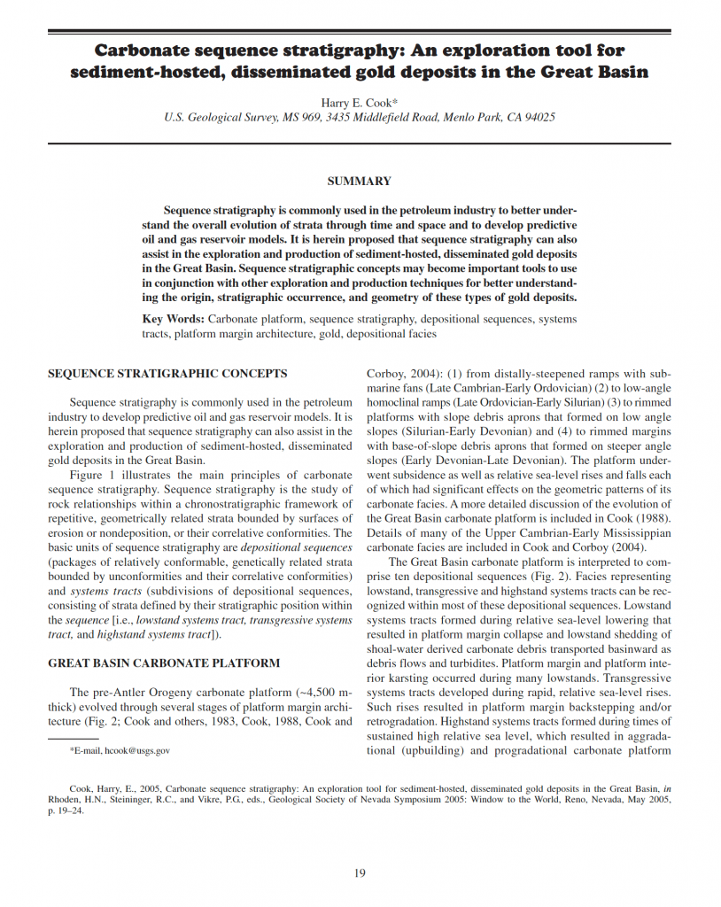 Carbonate sequence stratigraphy: An exploration tool for sediment ...