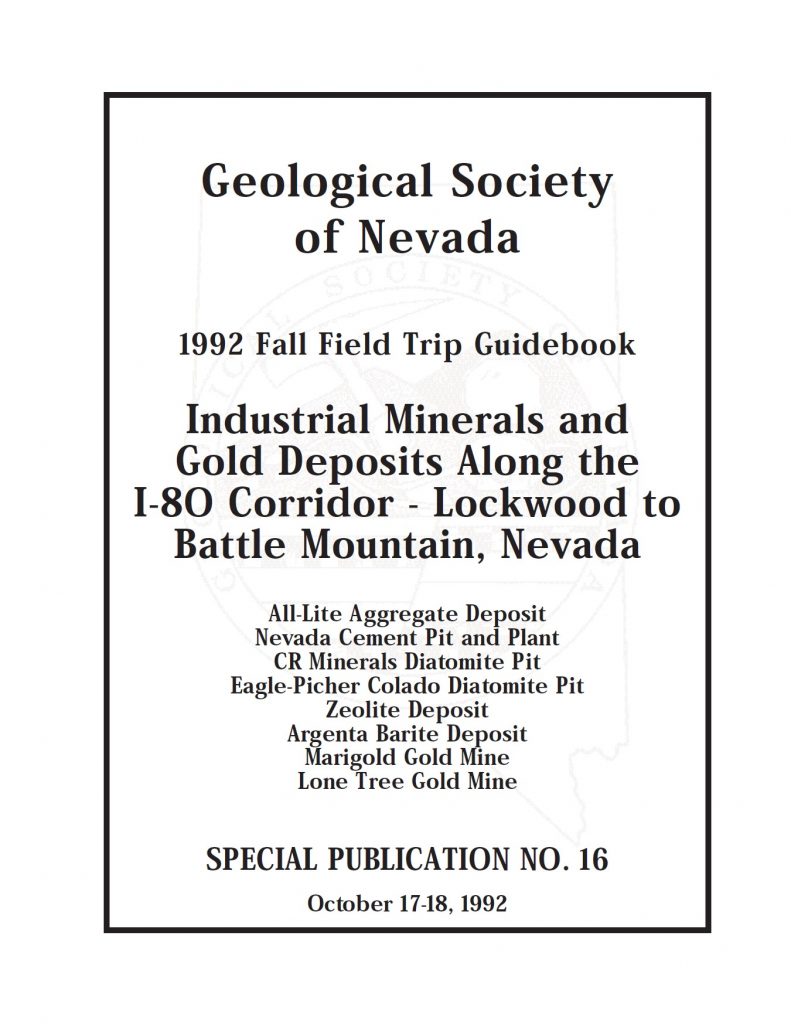 Geological Cross Section across the Southern Mother Lode Belt, Harvard ...