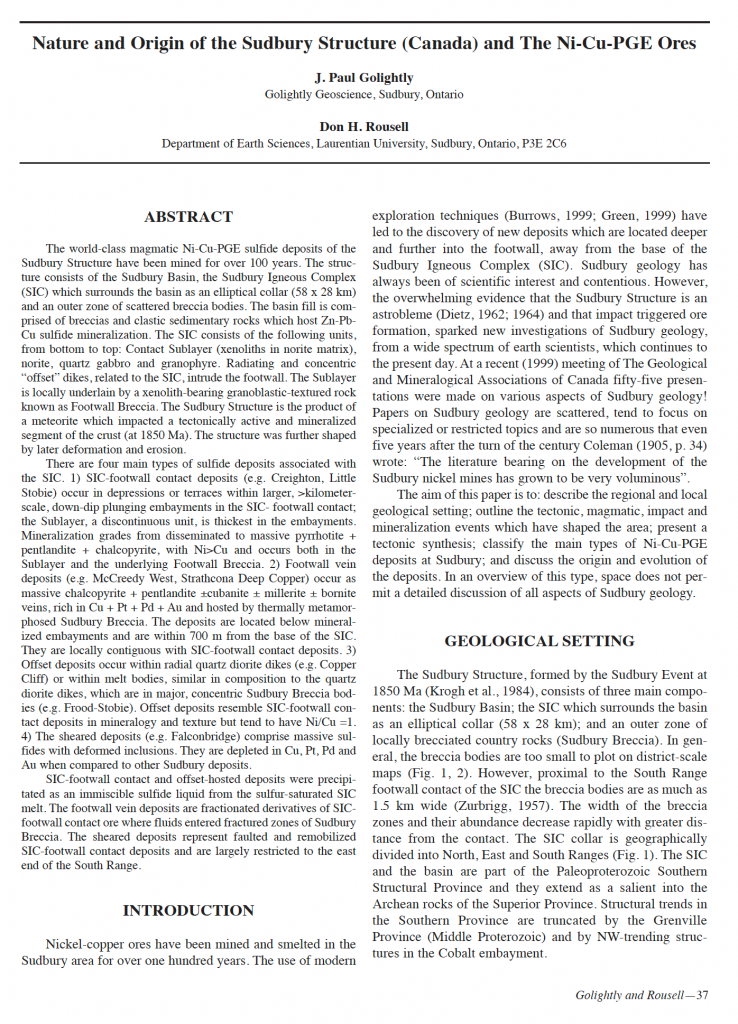 A geologic overview of the Spring Valley gold deposit, Pershing County ...