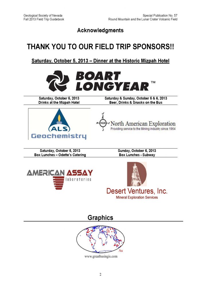 Round Mountain and the Lunar Crater Volcanic Field, Nye County, Nevada ...